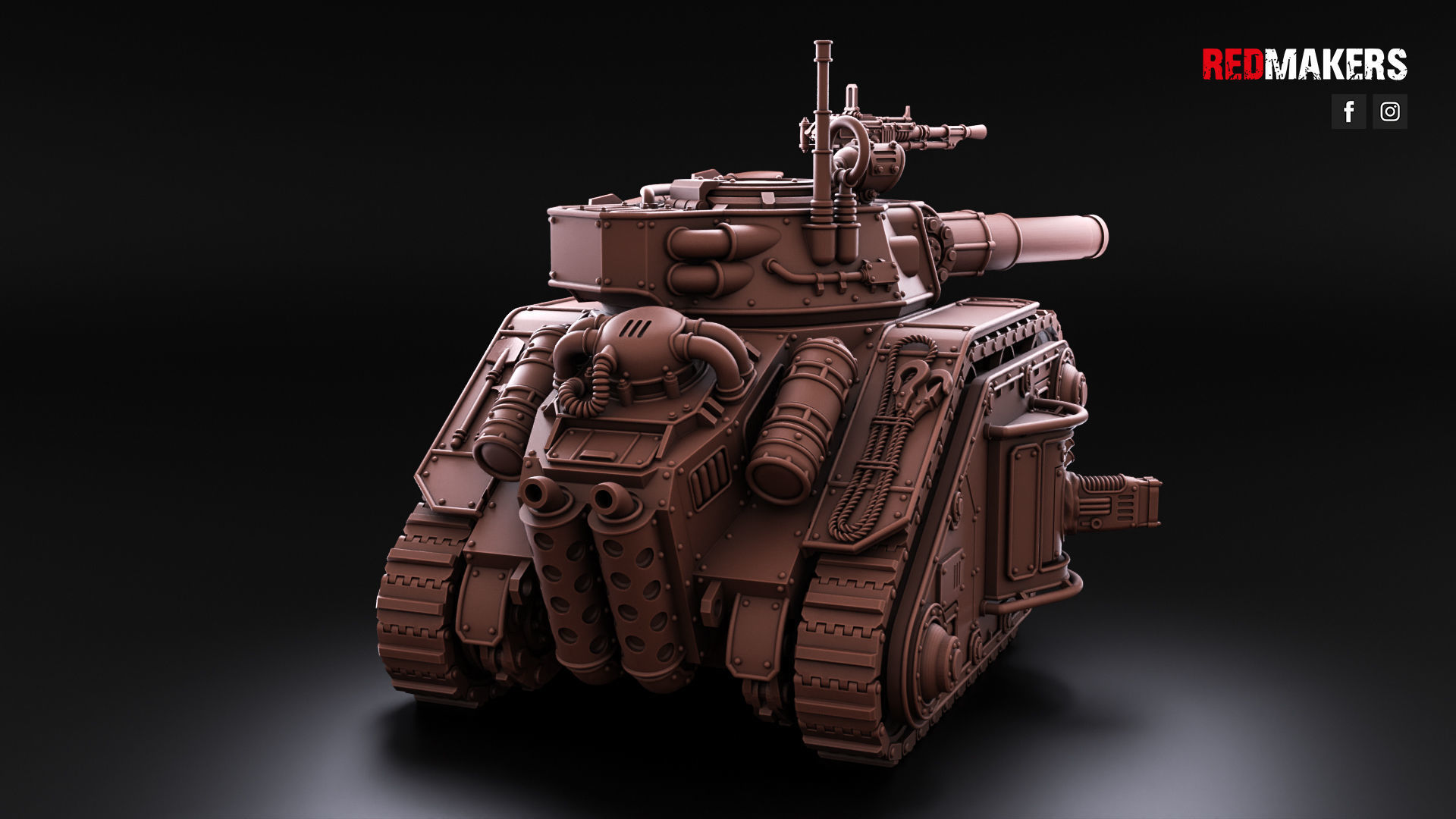 Solar Battle Tank - Imperial Force 3D model 3D printable | CGTrader