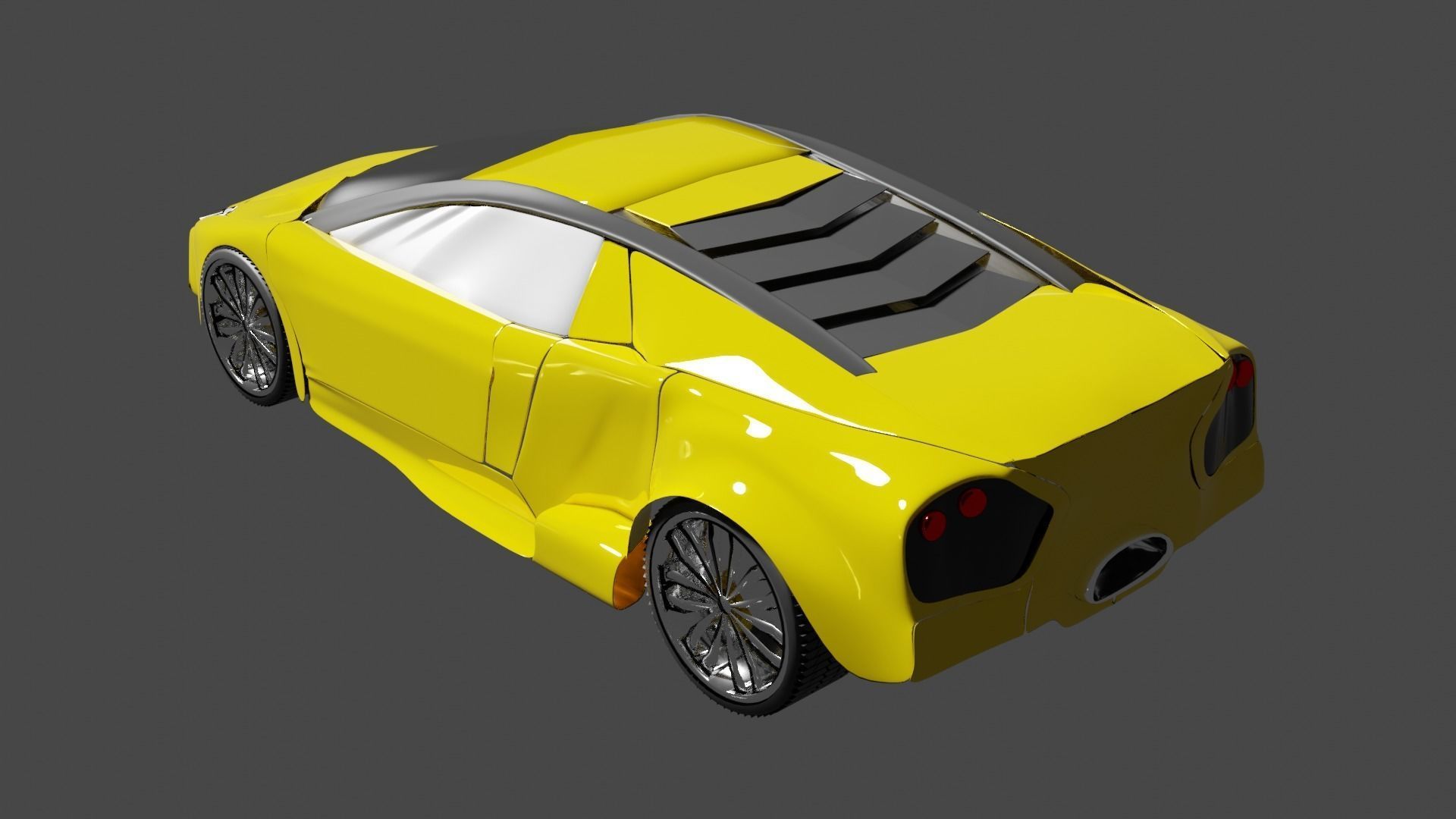 Dream car Concept 3D model | CGTrader