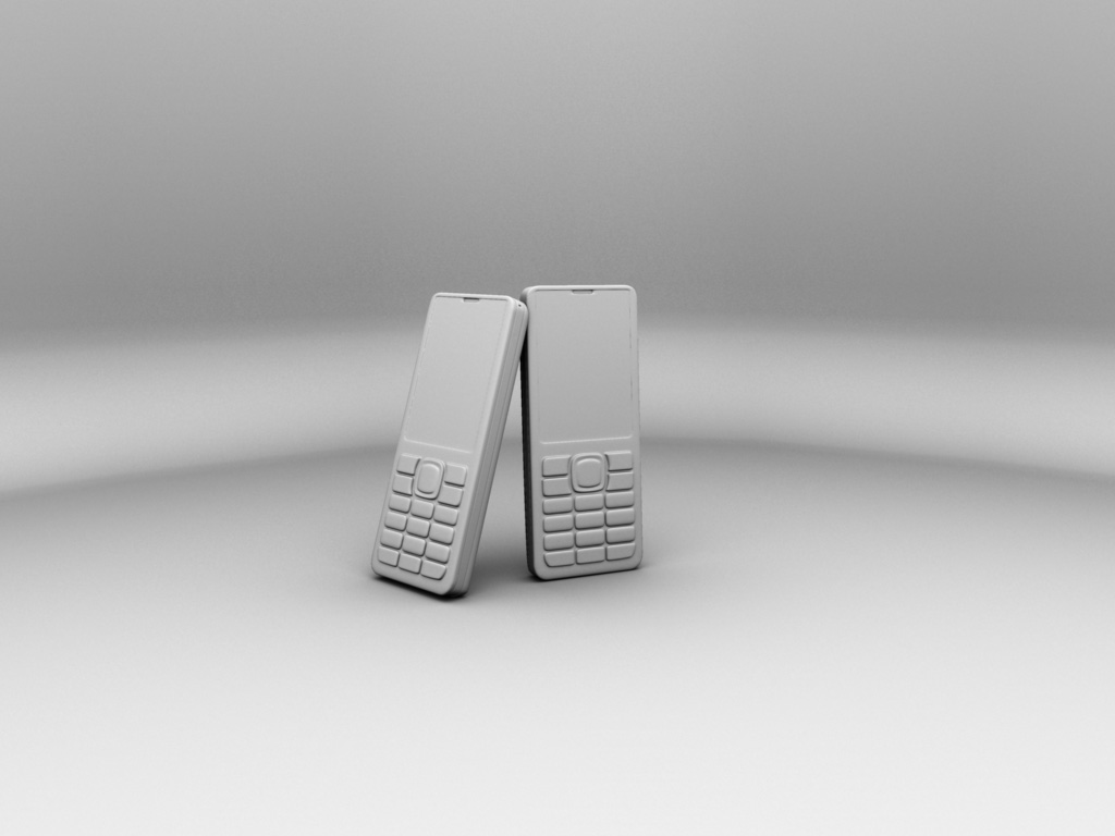 Mobile Model two cell phones free 3D model | CGTrader
