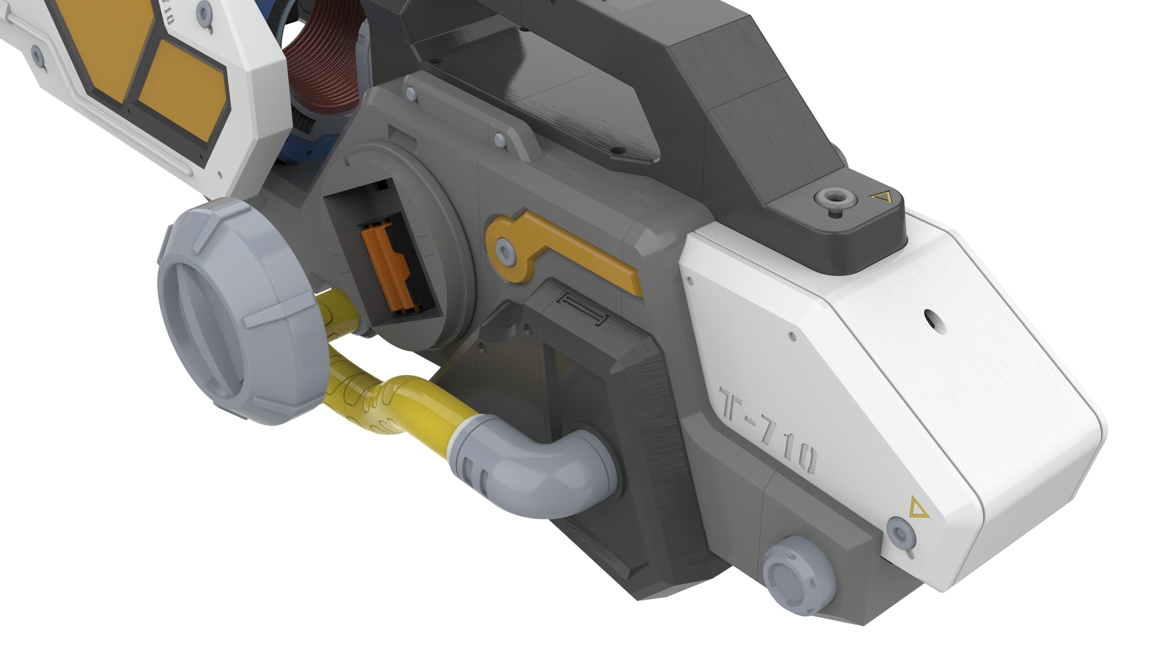 Winston Tesla Cannon - Overwatch - Printable 3d model - STL 3D model 3D ...