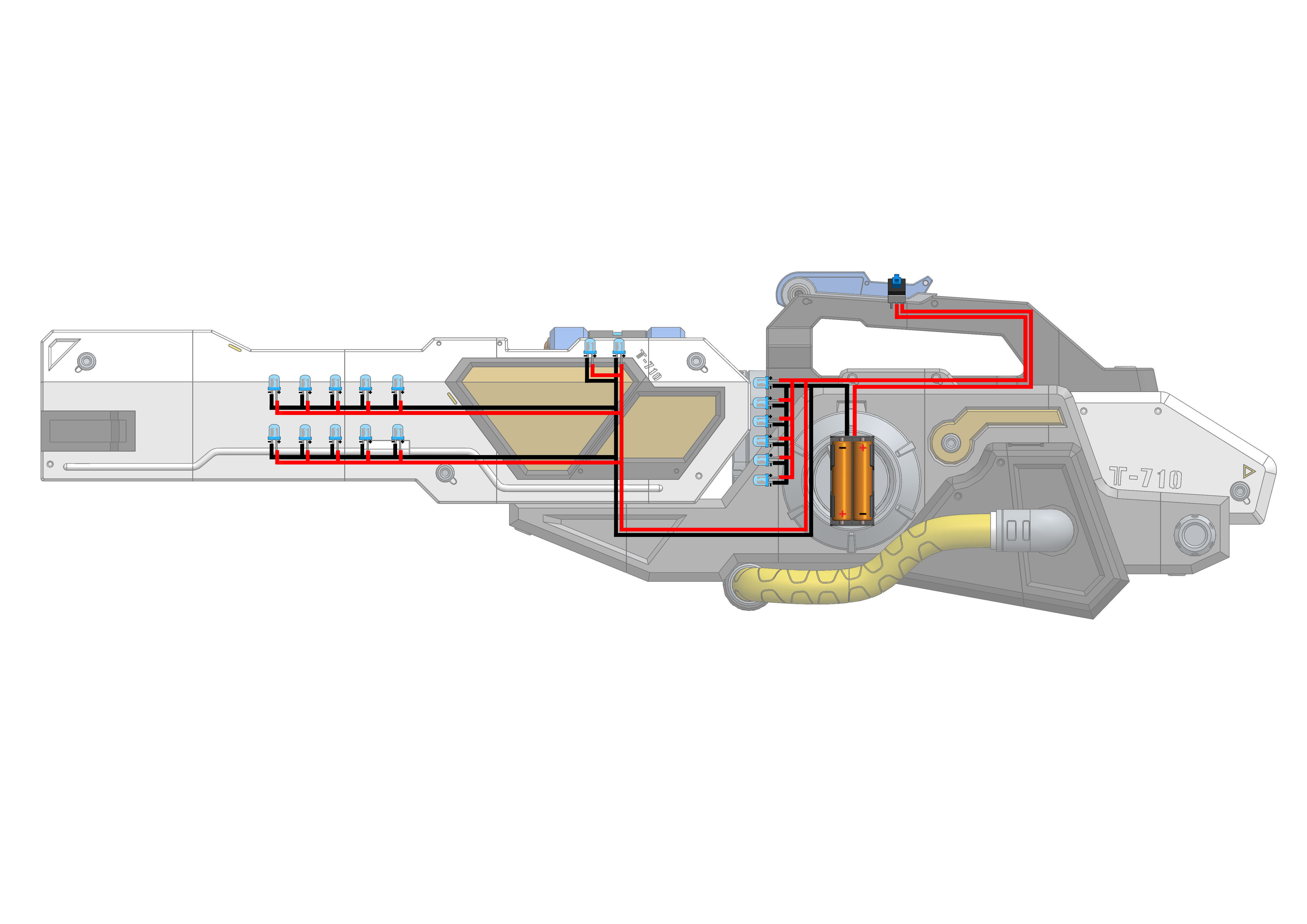 Winston Tesla Cannon - Overwatch - Printable 3d model - STL 3D model 3D ...