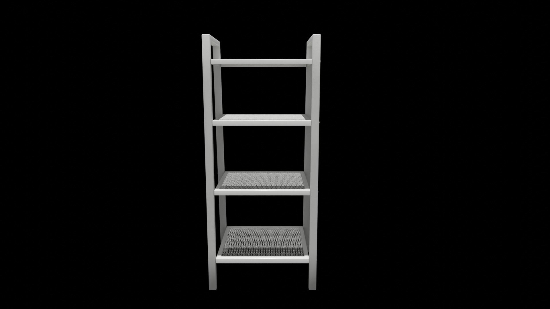 Scandinavian Shelf Rack free 3D model | CGTrader