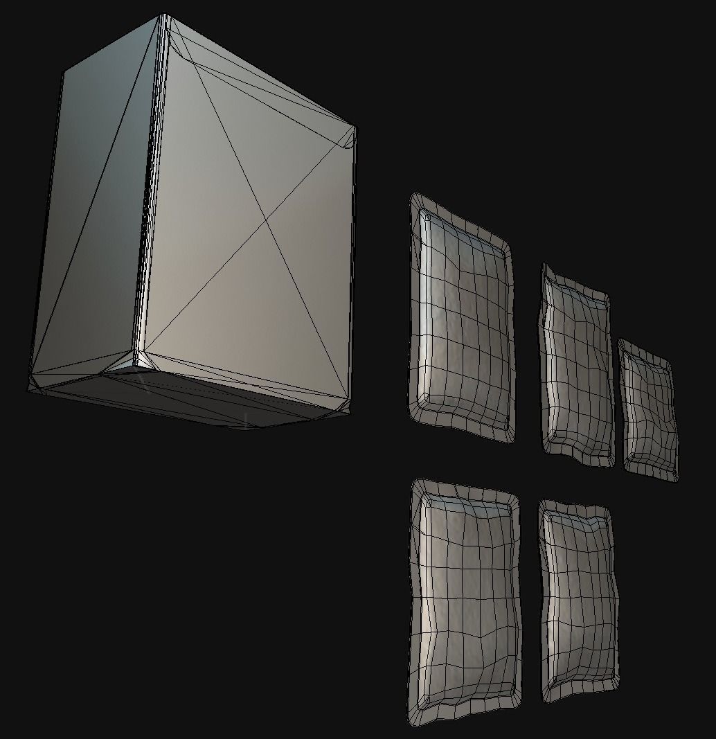 3D model ROKA Field Ration Type-01 Meal 1 VR / AR / low-poly | CGTrader