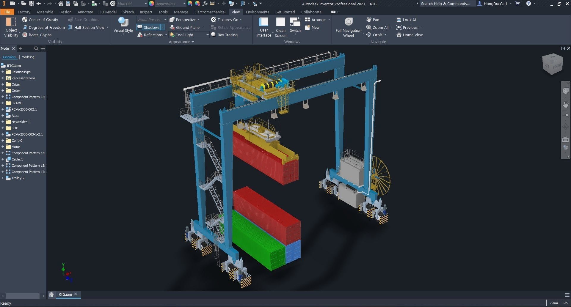RTG CRANE FULL 3D model | CGTrader