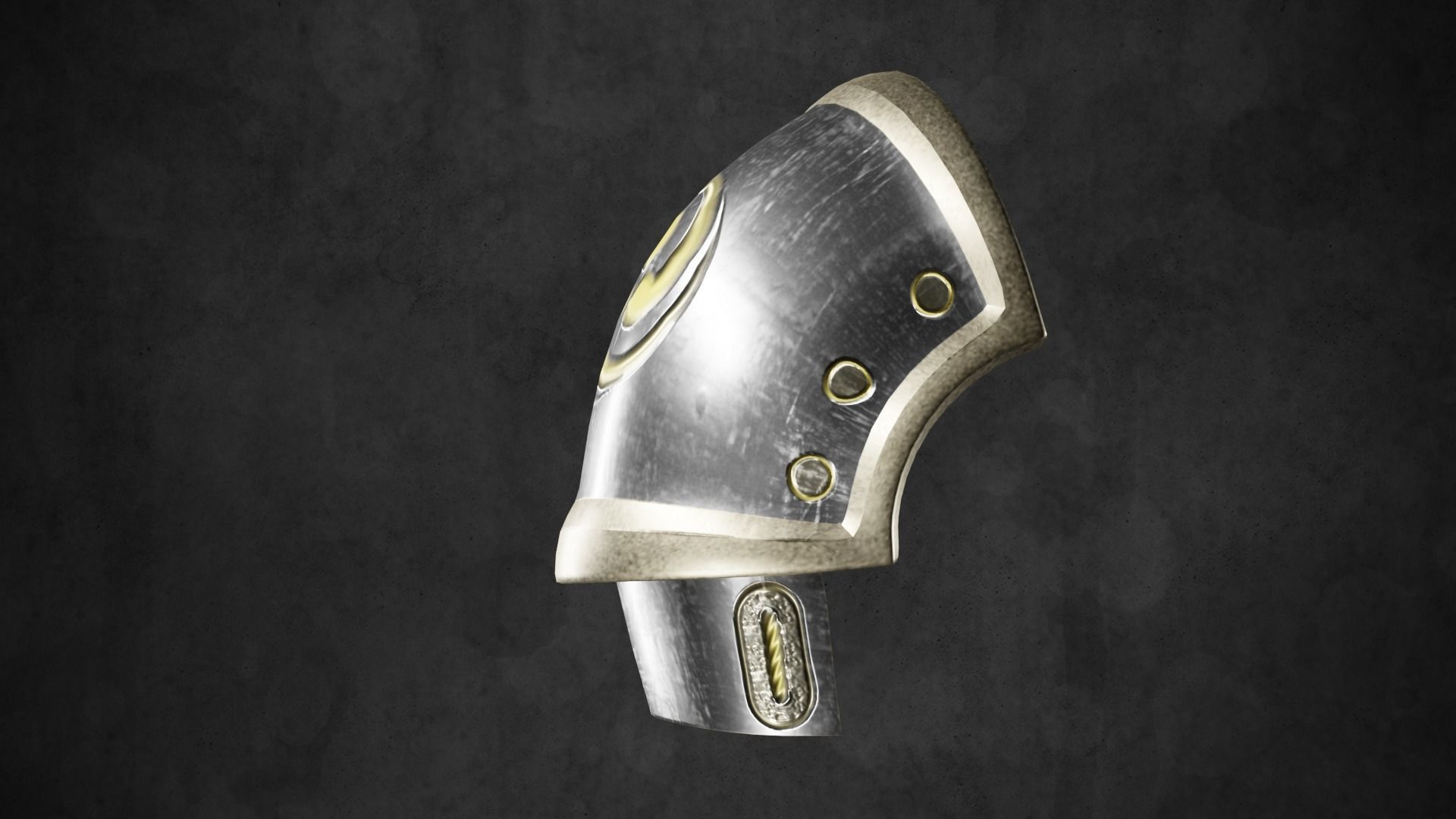 3D model Gaming Asset - Orbitron Shoulder Shield VR / AR / low-poly ...