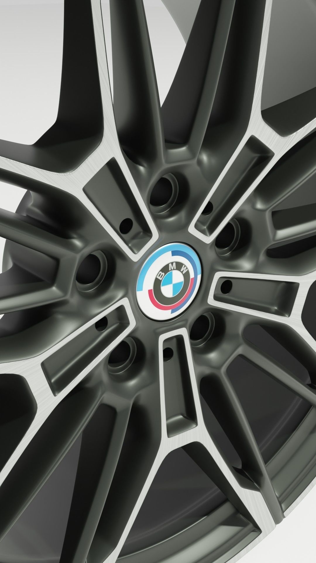 930m bi-color rim wheels 3D model | CGTrader