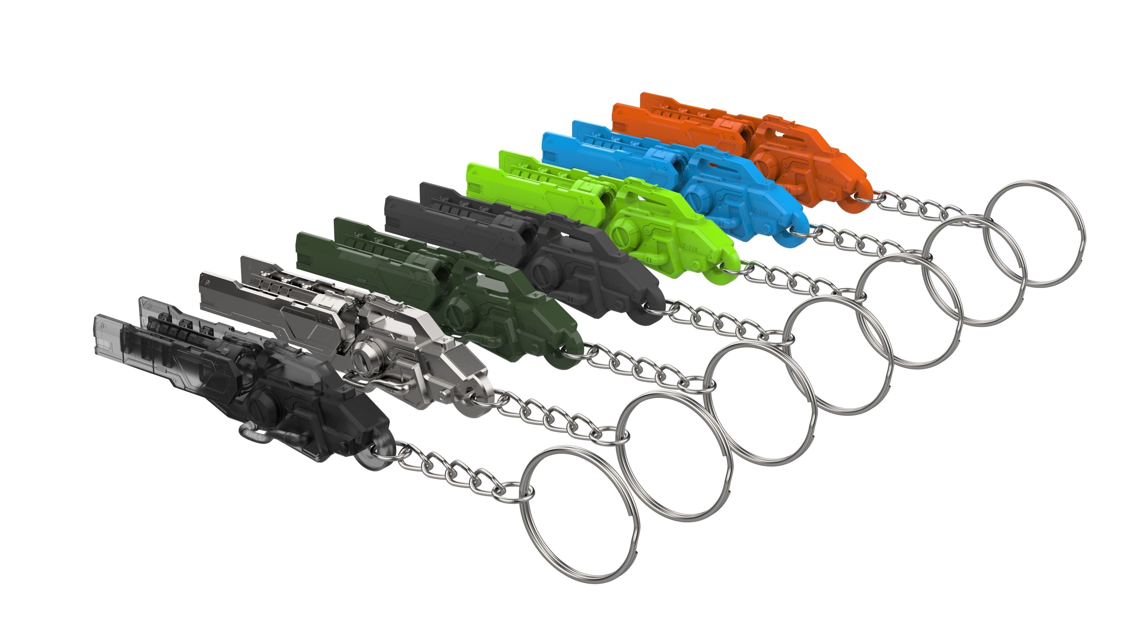 Keychain - Winston Tesla Cannon - Overwatch - Printable - STL 3D model ...