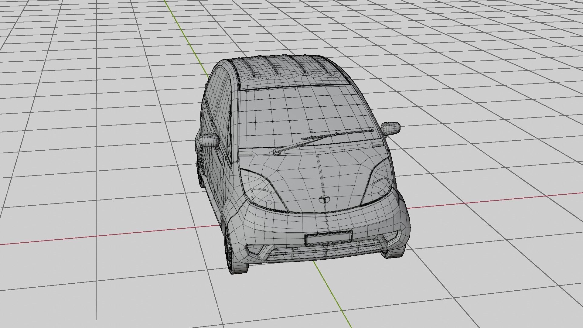 Car model Tata Nano 2008 free VR / AR / low-poly 3D model rigged | CGTrader