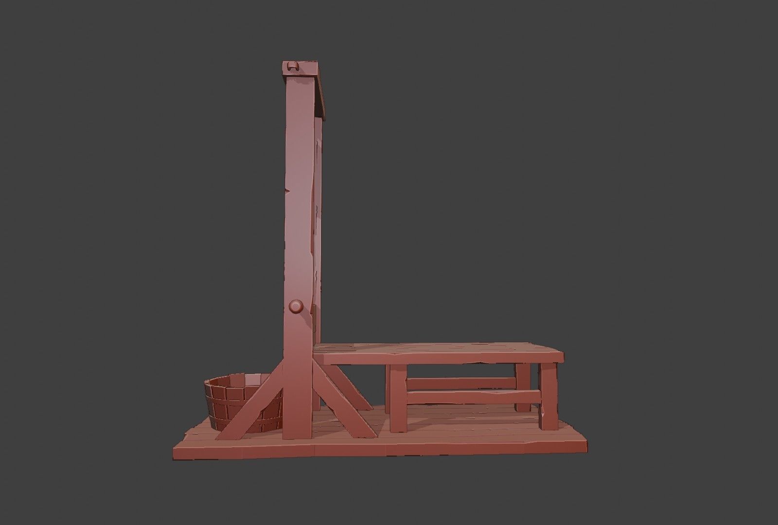 GUILLOTINE MINIATURE 3D MODEL 3D model 3D printable | CGTrader