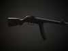 3D model Ppsh-41 stick drum soviet submachinegun VR / AR / low-poly ...