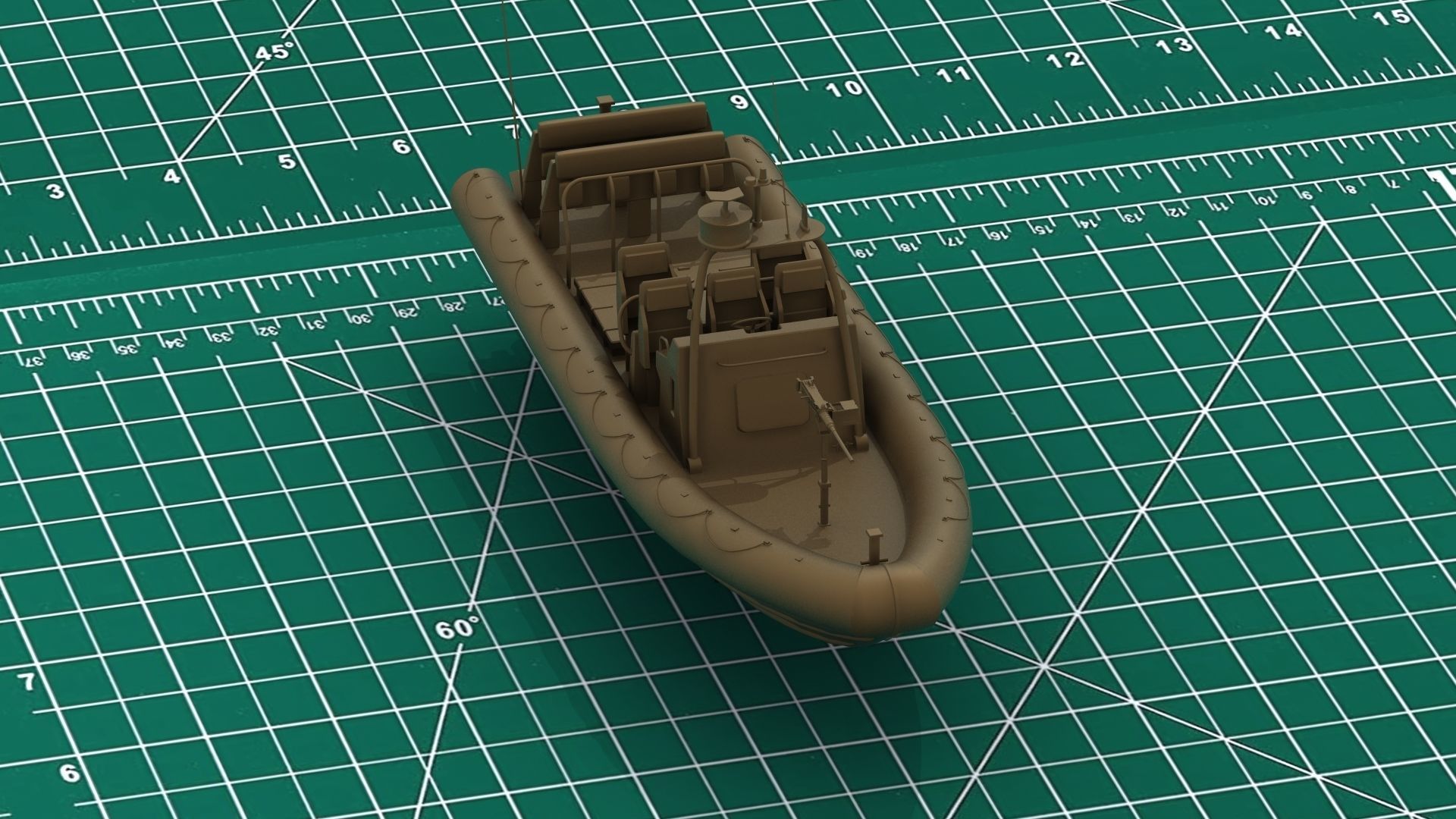 RHIB 11m NSW 3D model 3D printable | CGTrader