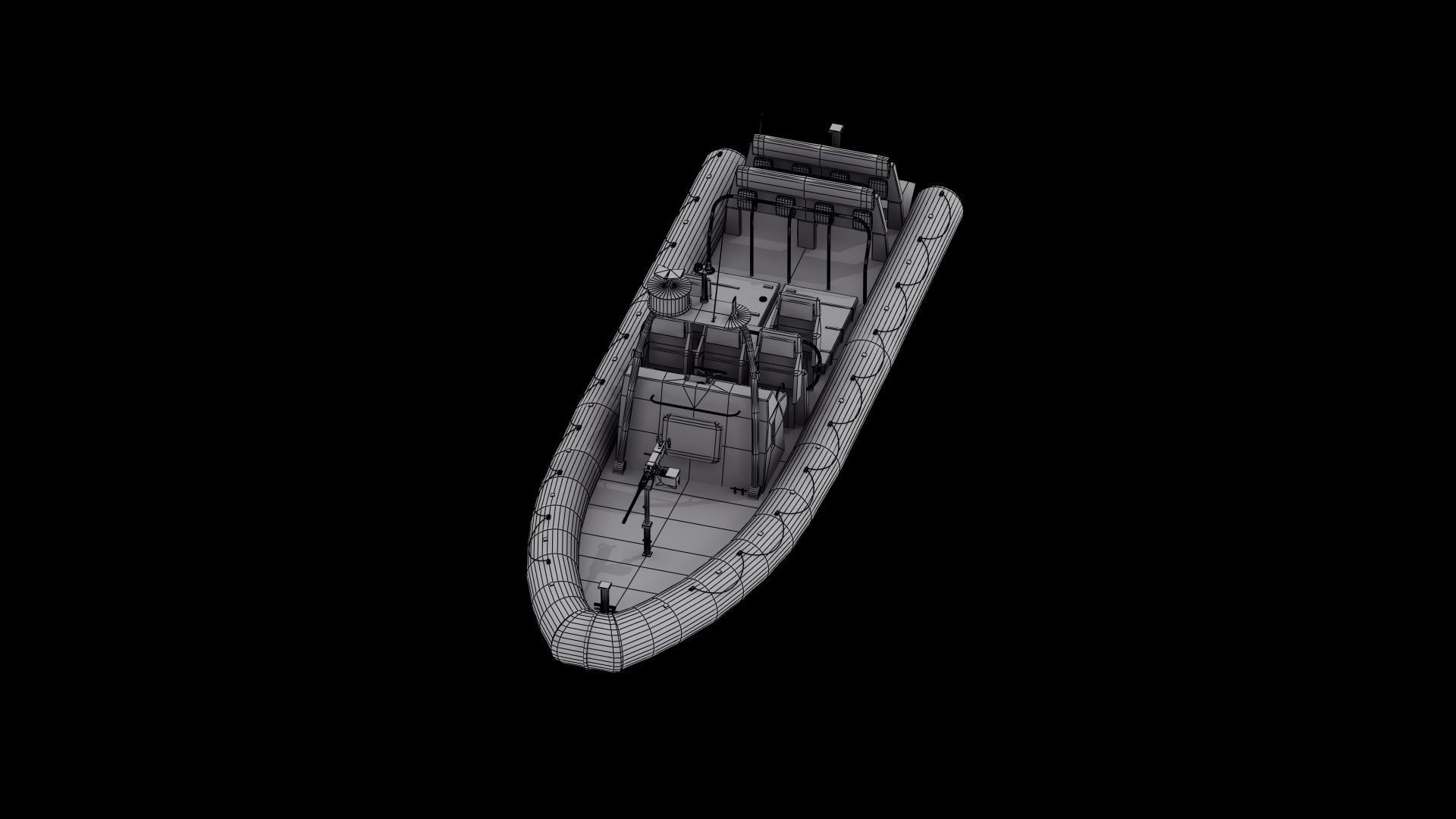 RHIB 11m NSW 3D model 3D printable | CGTrader
