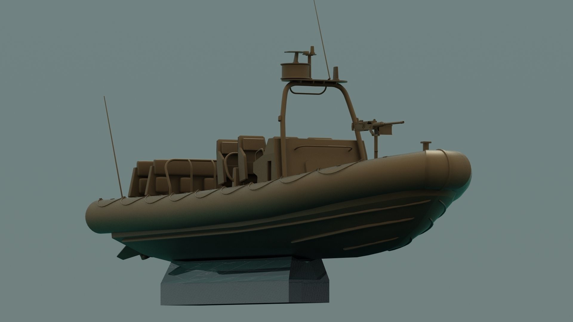 RHIB 11m NSW 3D model 3D printable | CGTrader