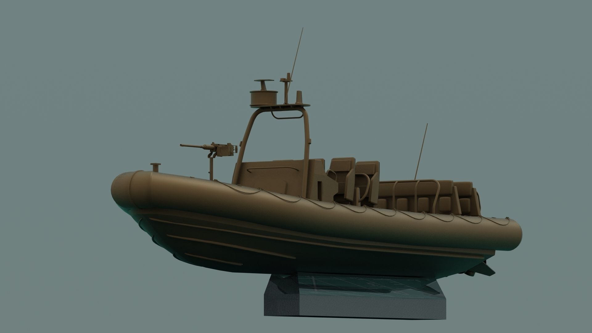 RHIB 11m NSW 3D model 3D printable | CGTrader