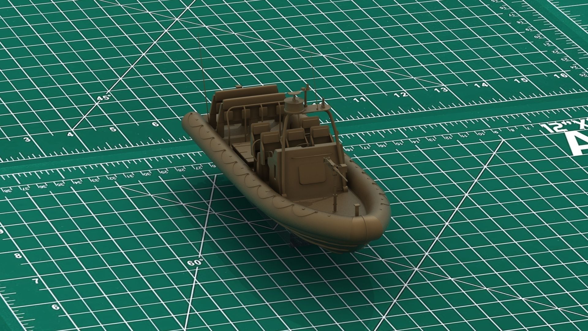 RHIB 11m NSW 3D model 3D printable | CGTrader