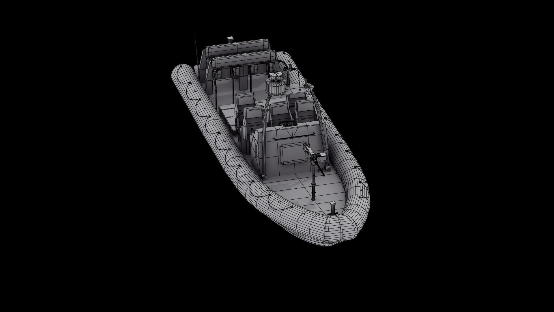 RHIB 11m NSW 3D model 3D printable | CGTrader