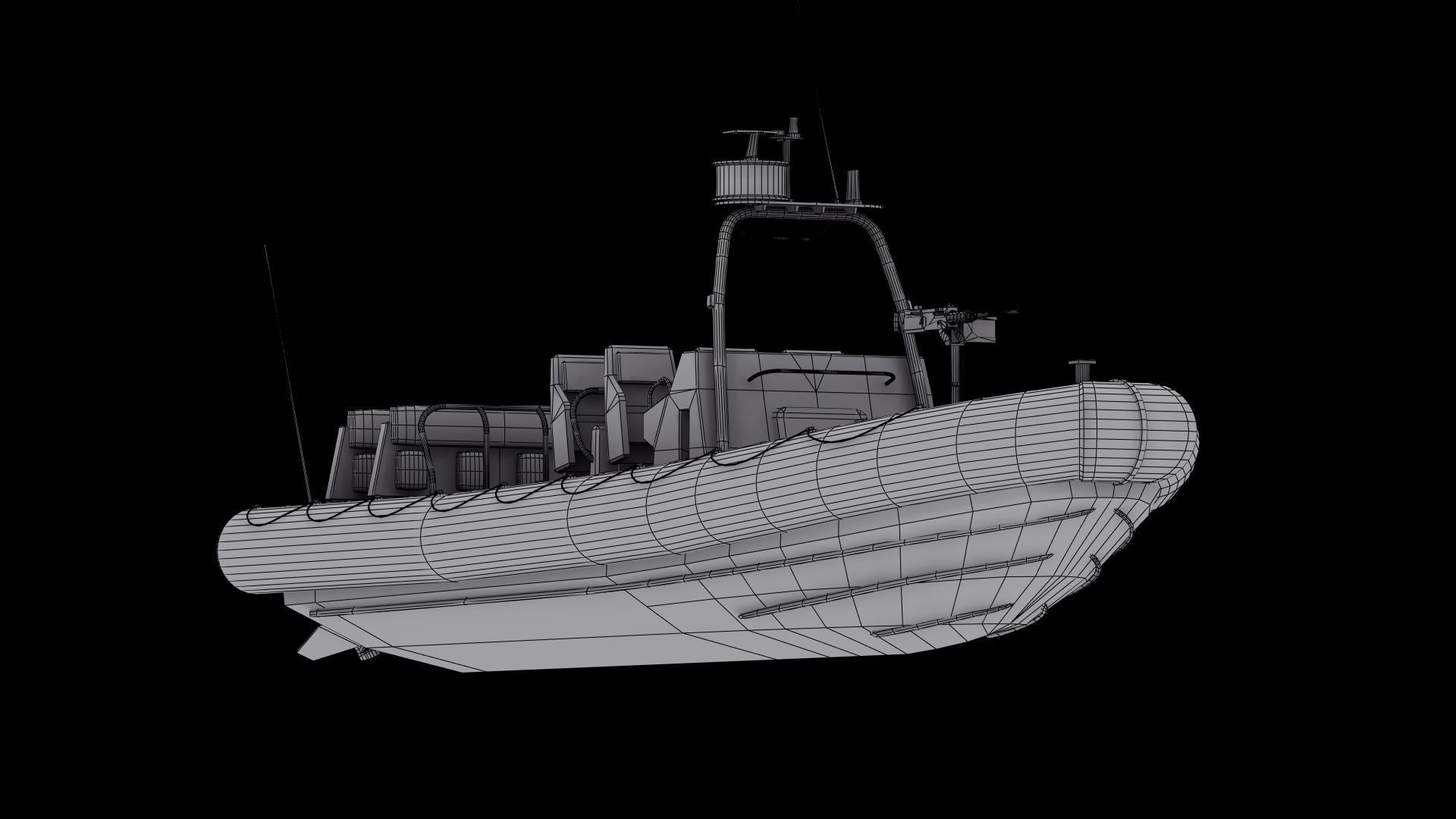 RHIB 11m NSW 3D model 3D printable | CGTrader