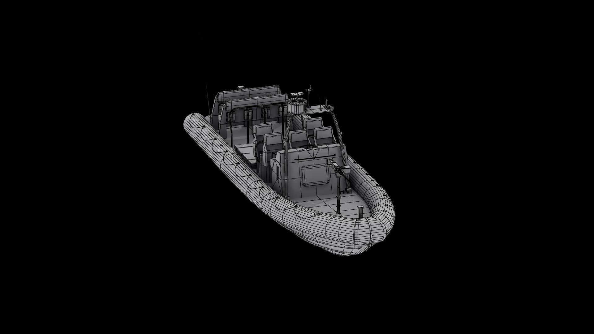 RHIB 11m NSW 3D model 3D printable | CGTrader