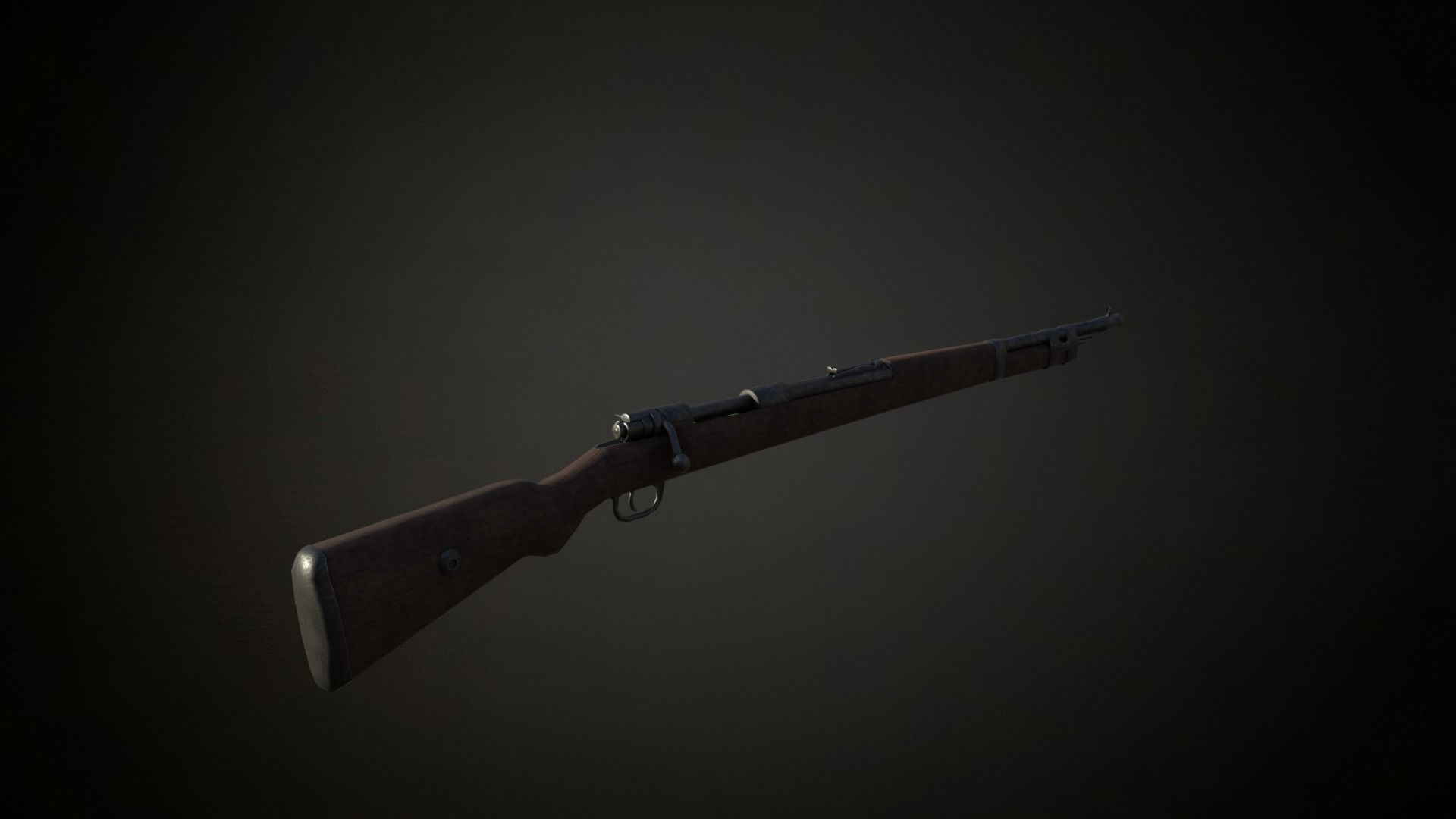 3D model Kar 98k german ww2 rifle VR / AR / low-poly | CGTrader