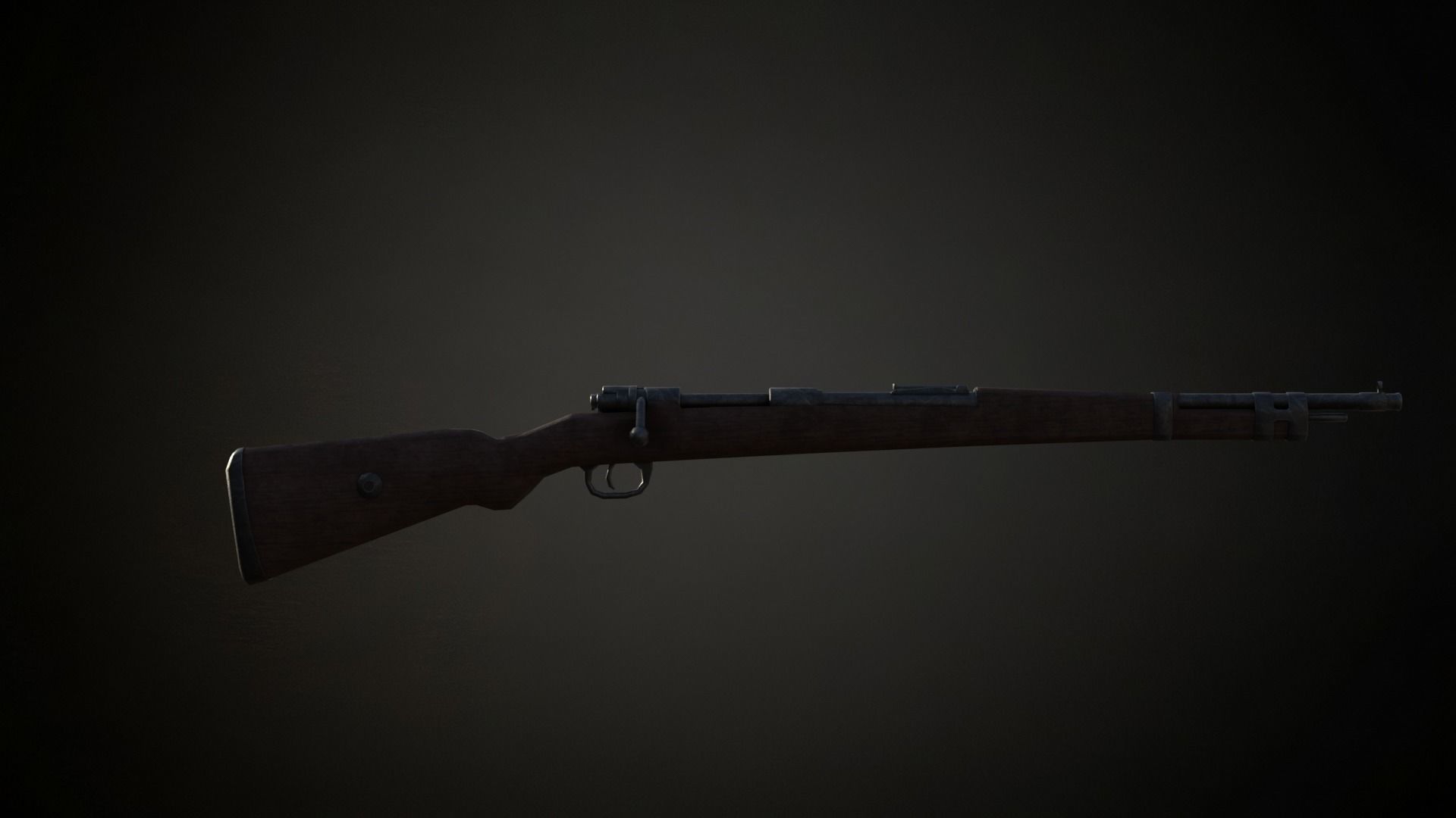 3D model Kar 98k german ww2 rifle VR / AR / low-poly | CGTrader