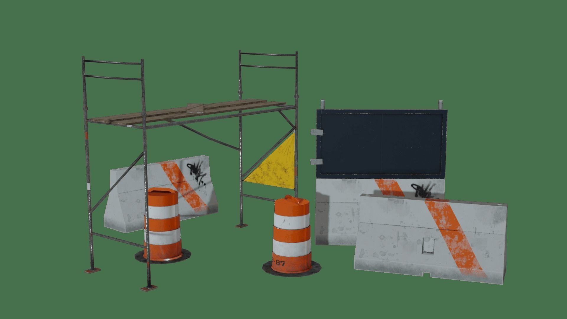 3D model Construction Props Game Ready VR / AR / low-poly | CGTrader