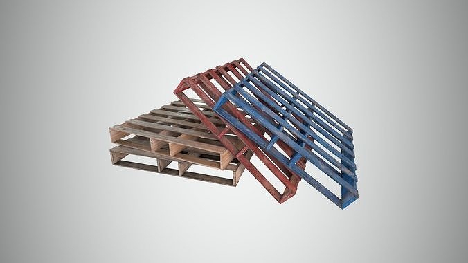 3D model Wood Pallet VR / AR / low-poly | CGTrader