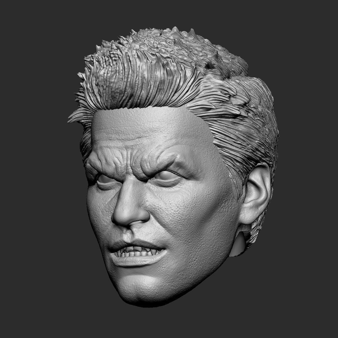 Angel Vampire - Buffy the Vampire Slayer head 3D model 3D printable ...
