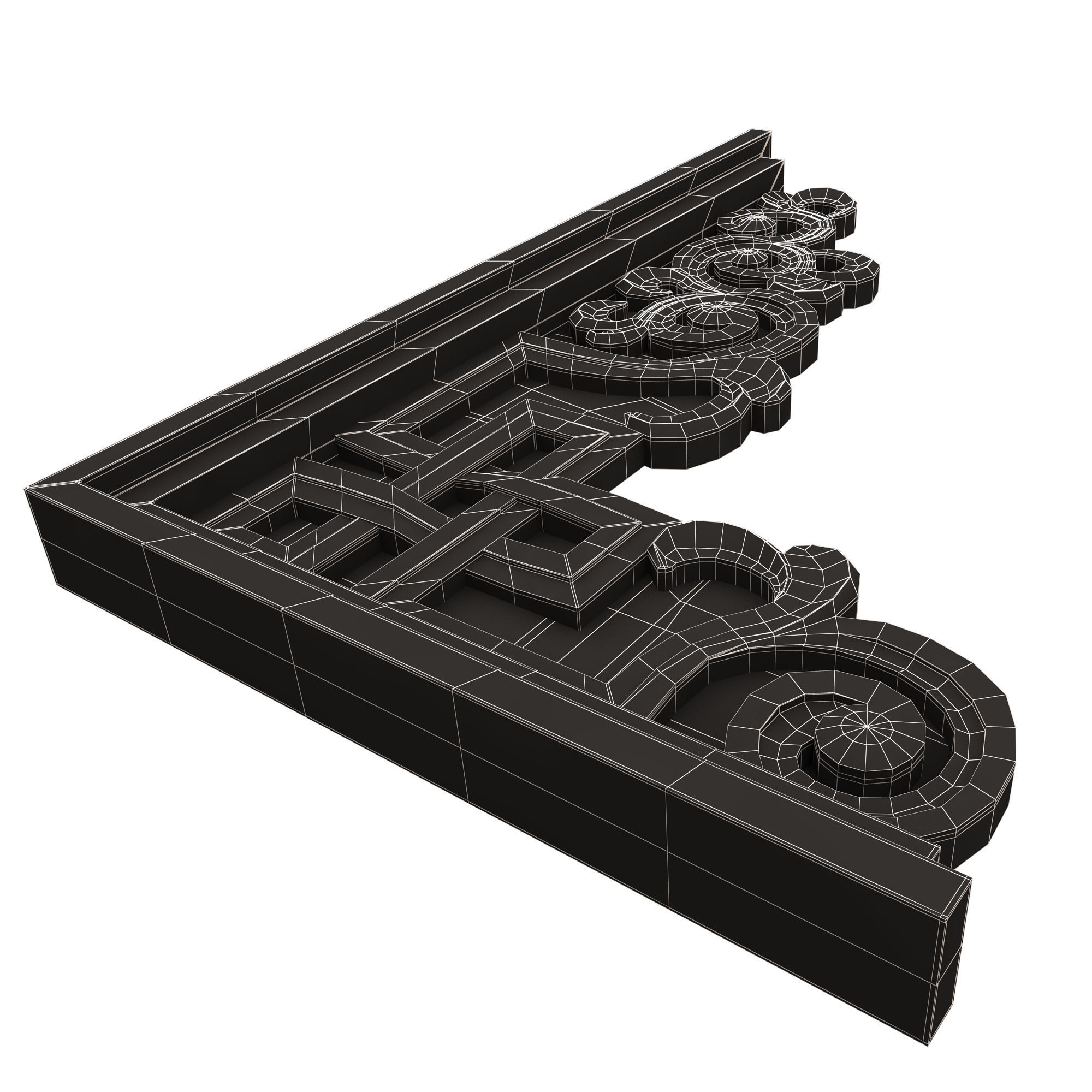 3D model Stair Brackets 01 VR / AR / low-poly | CGTrader