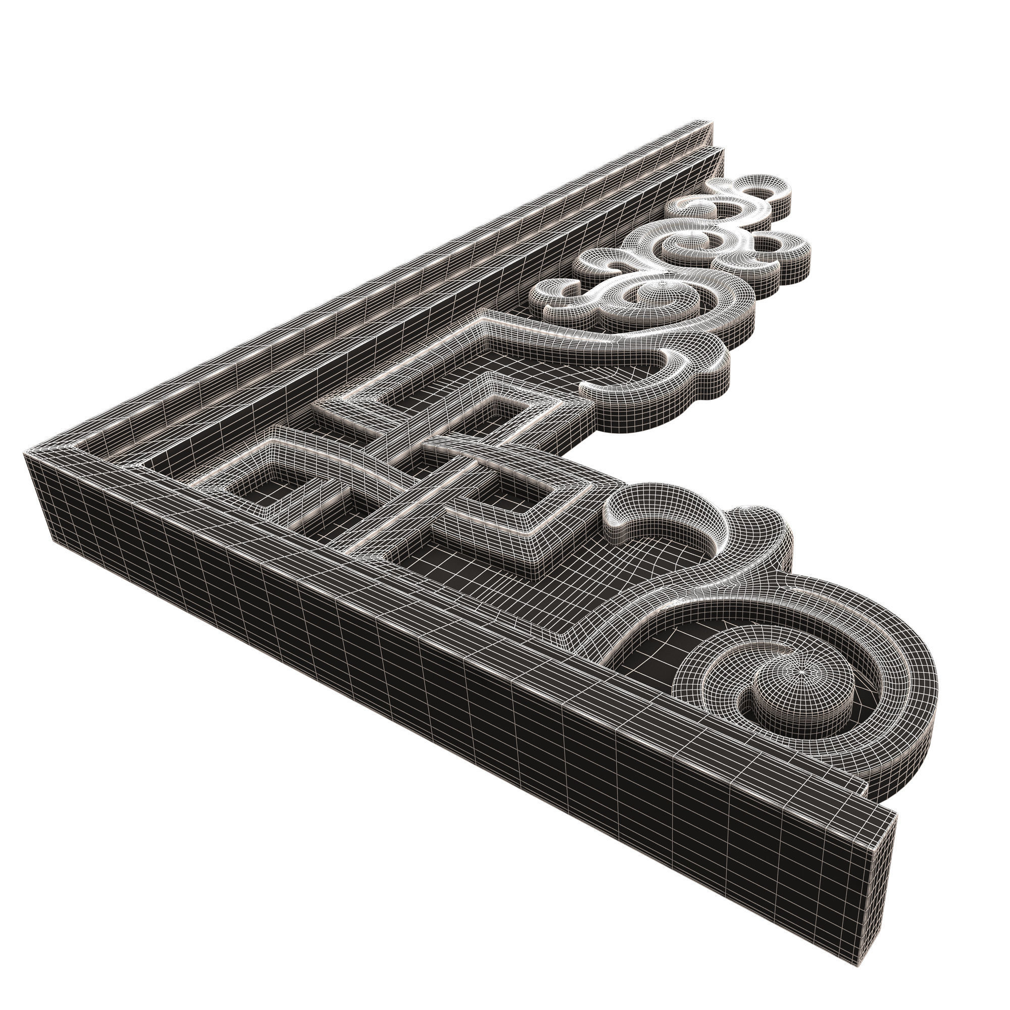 3D model Stair Brackets 01 VR / AR / low-poly | CGTrader