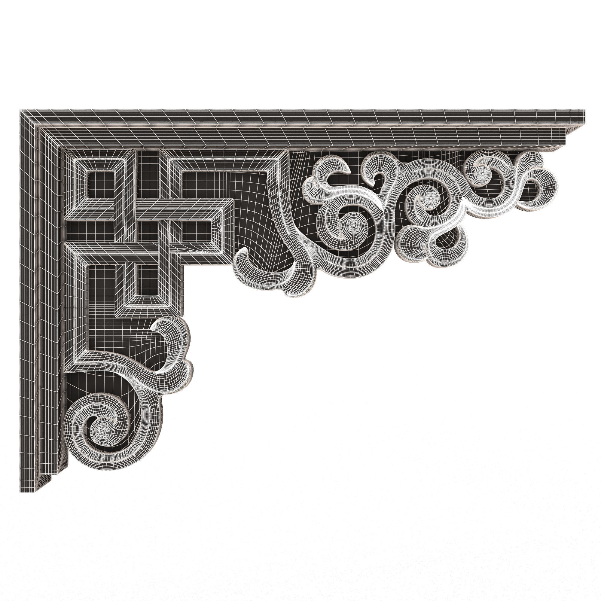 3D model Stair Brackets 01 VR / AR / low-poly | CGTrader