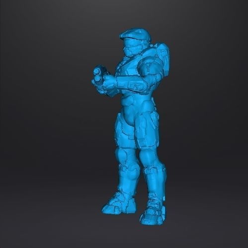 MASTER CHIEF MINIATURE MODEL FOR SCIFI GAMES AND RPG 3D model 3D ...