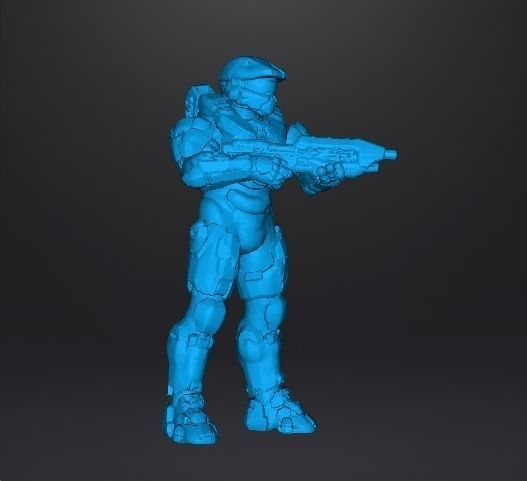 MASTER CHIEF MINIATURE MODEL FOR SCIFI GAMES AND RPG 3D model 3D ...