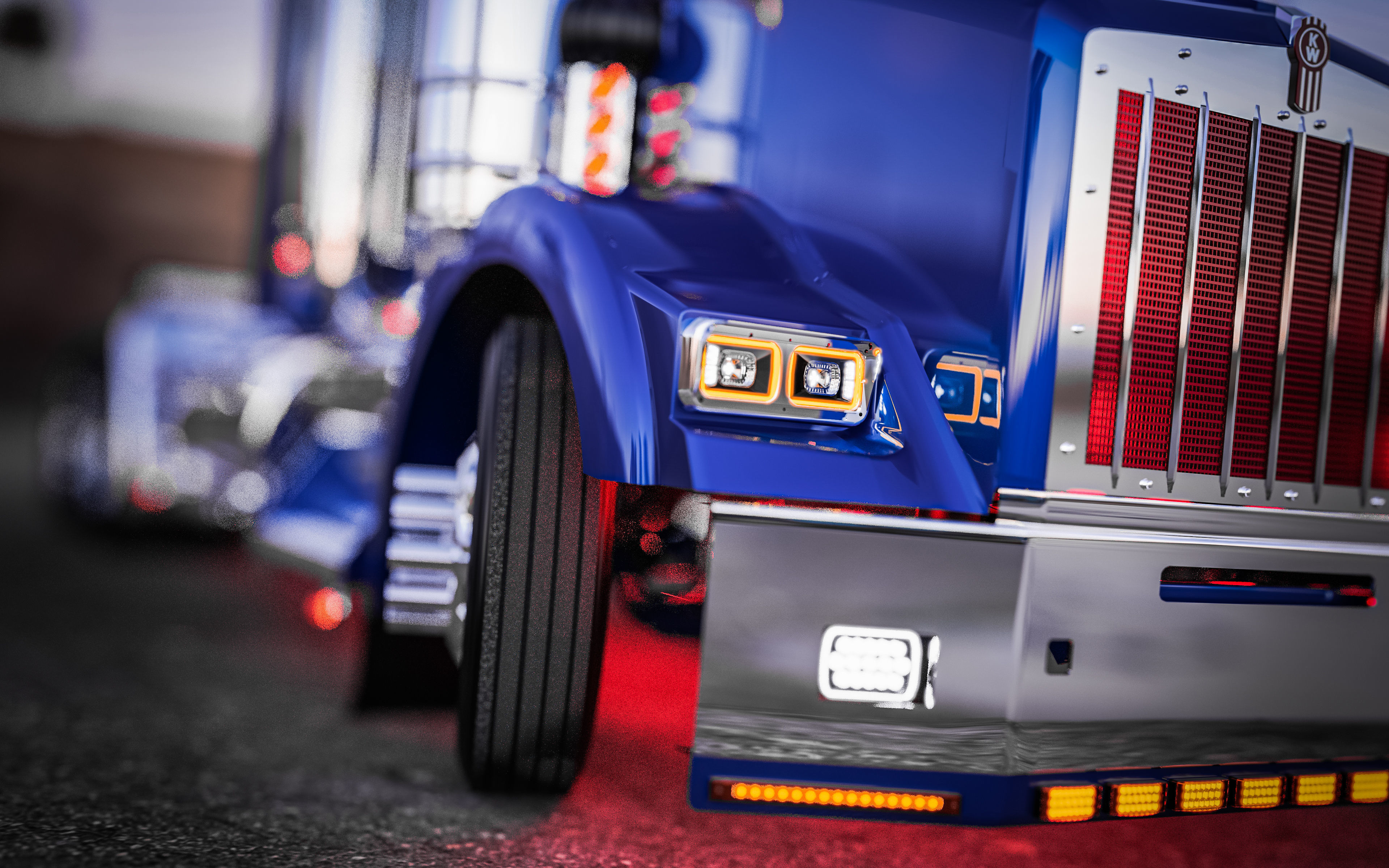 Kenworth T800 American Custom John-Design 3D model | CGTrader