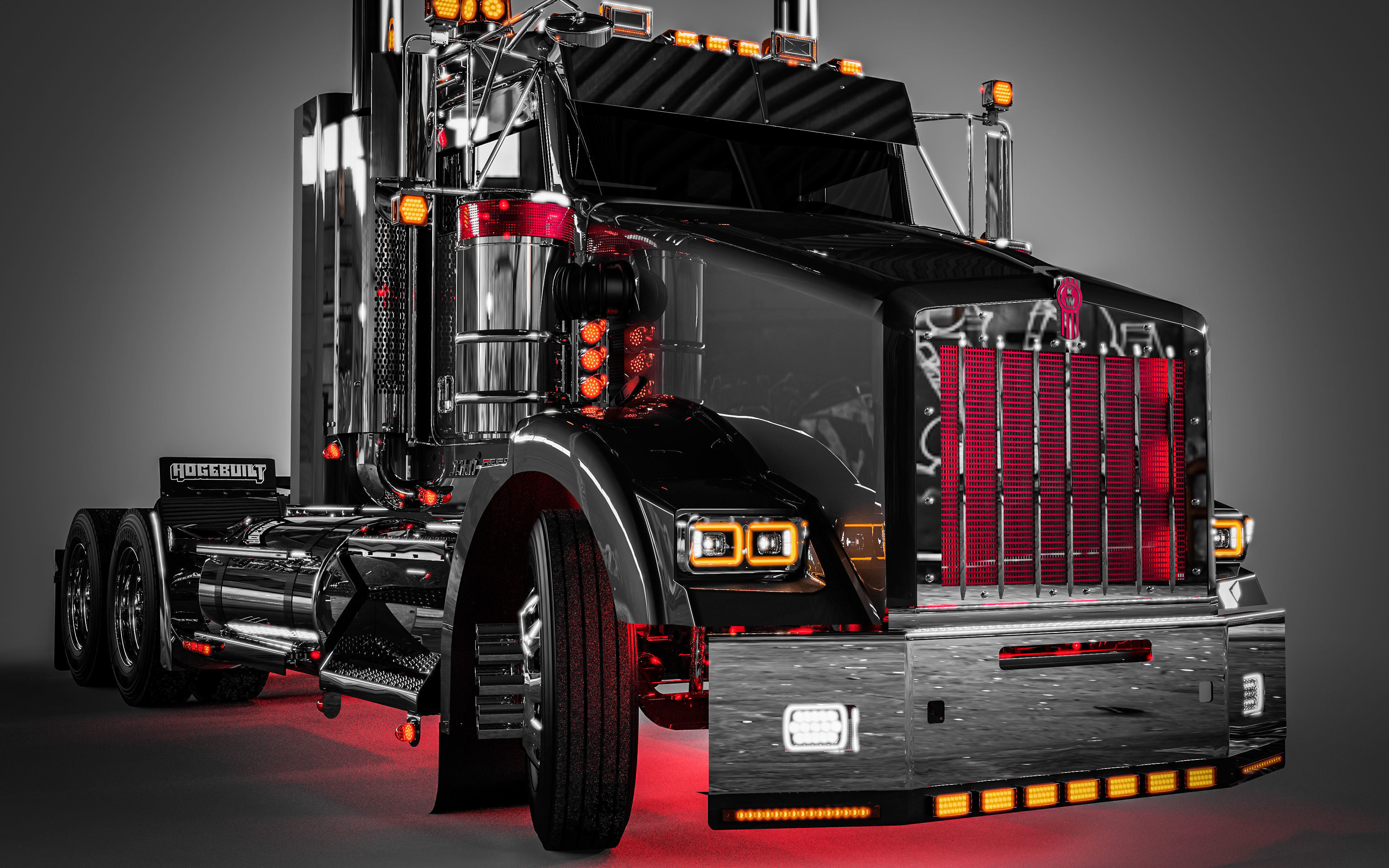 Kenworth T800 American Custom John-Design 3D model | CGTrader