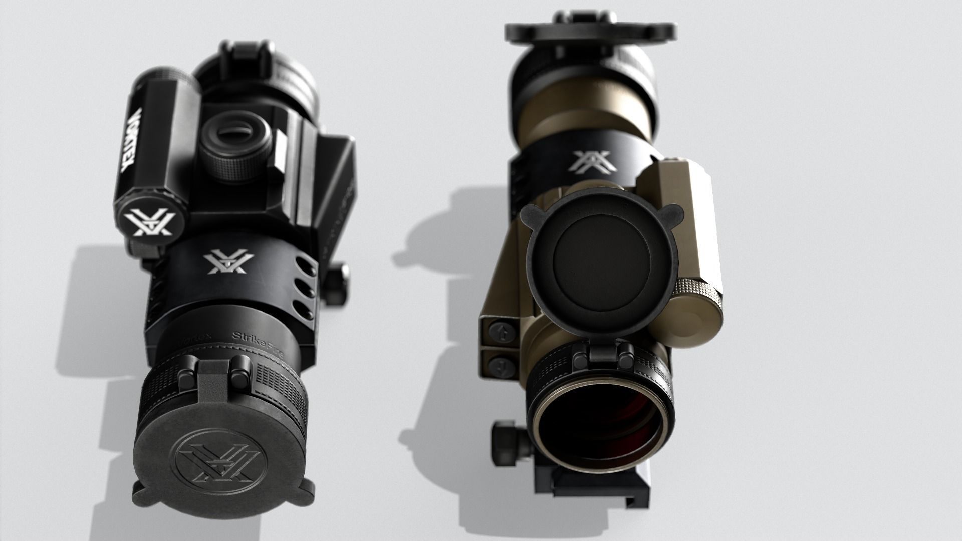 3D model Vortex StrikeFire2 Red Dot Sight VR / AR / low-poly | CGTrader