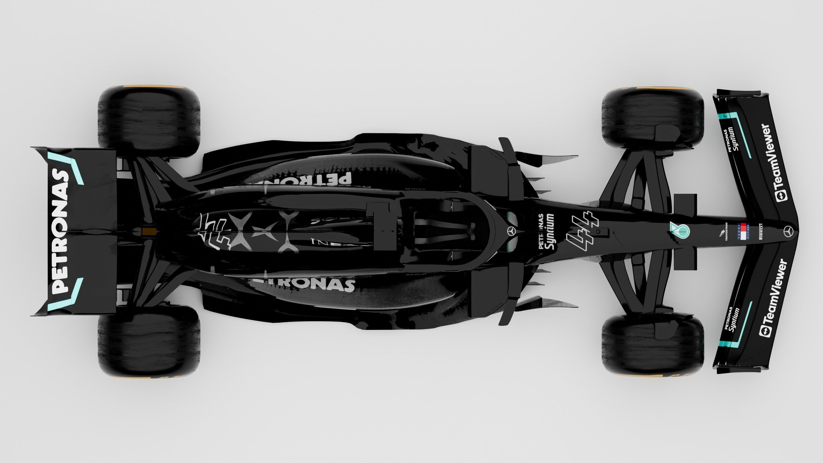 Mercedes AMG Petronas F1-Lewis Hamilton 3D model | CGTrader