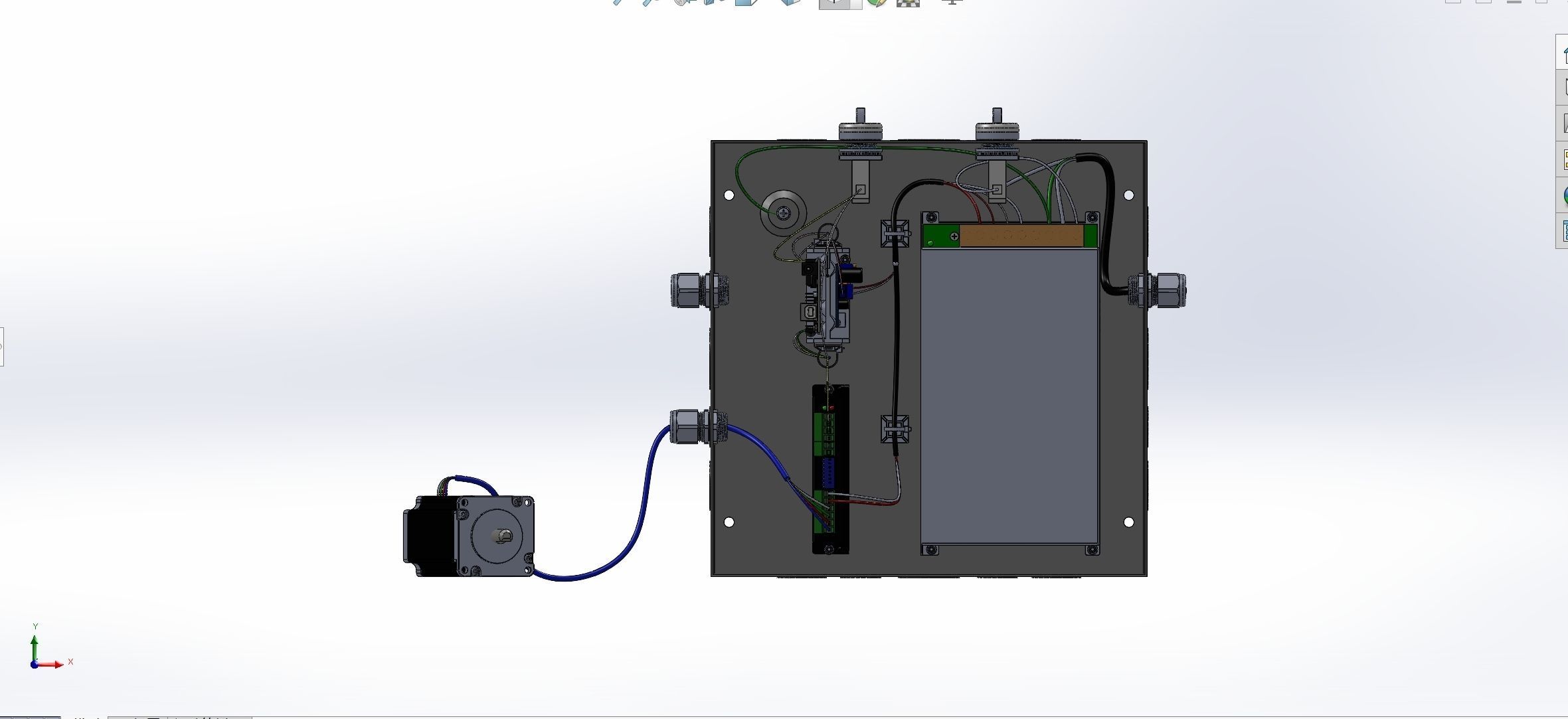 Motor control system 3D model | CGTrader
