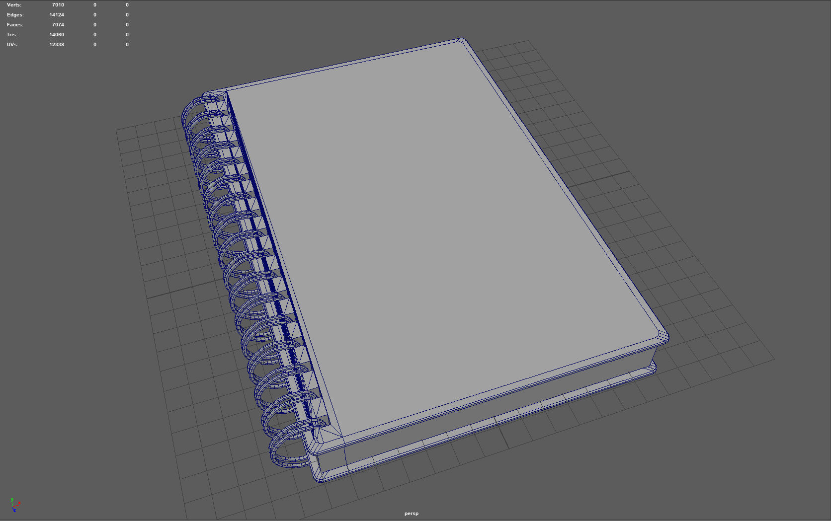 3D model Spiral Notebooks VR / AR / low-poly | CGTrader