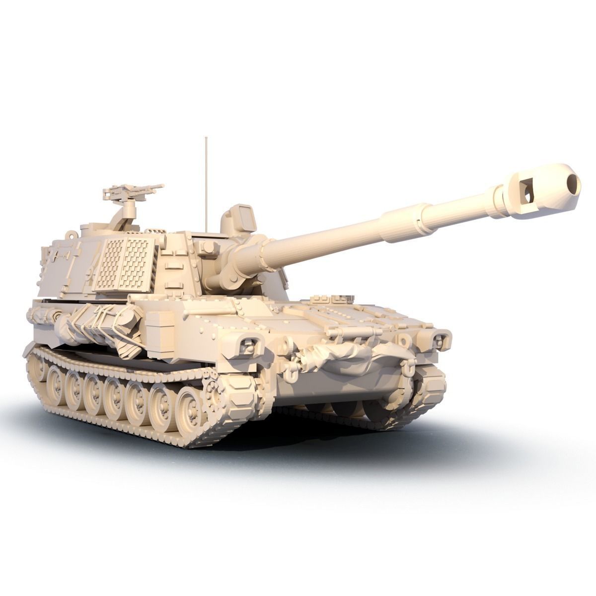 M109A2 free 3D model 3D printable | CGTrader