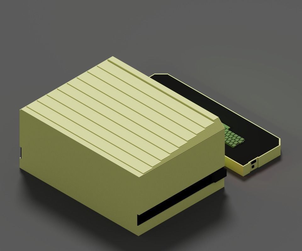 3D model Retro Computer Model Terminal VR / AR / low-poly | CGTrader