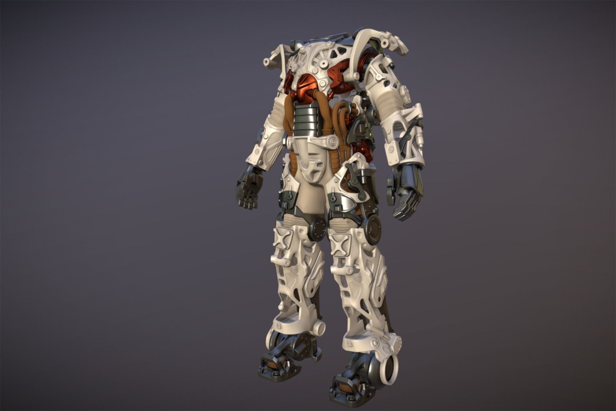 Fallout Power Armor Frame 3D model 3D printable | CGTrader