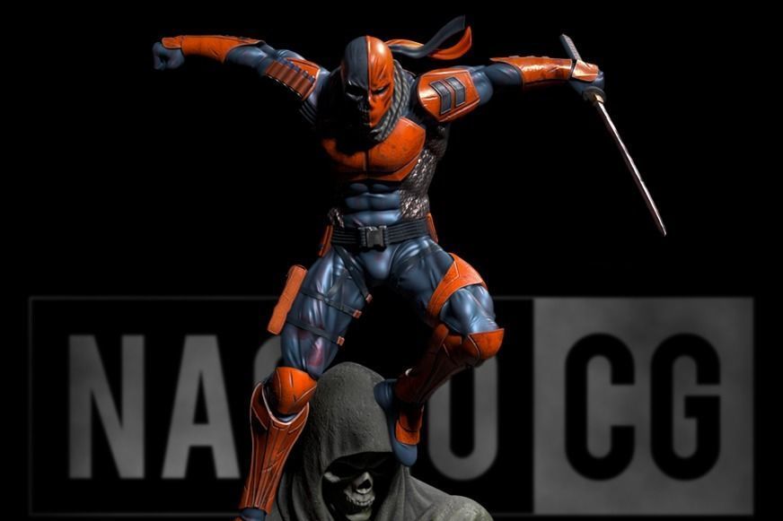 Fan Art - Deathstroke - Statue 3D model 3D printable | CGTrader