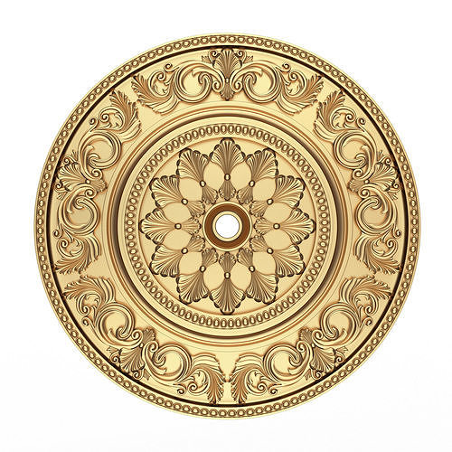 3D model Ceiling Rosette 06 VR / AR / low-poly | CGTrader