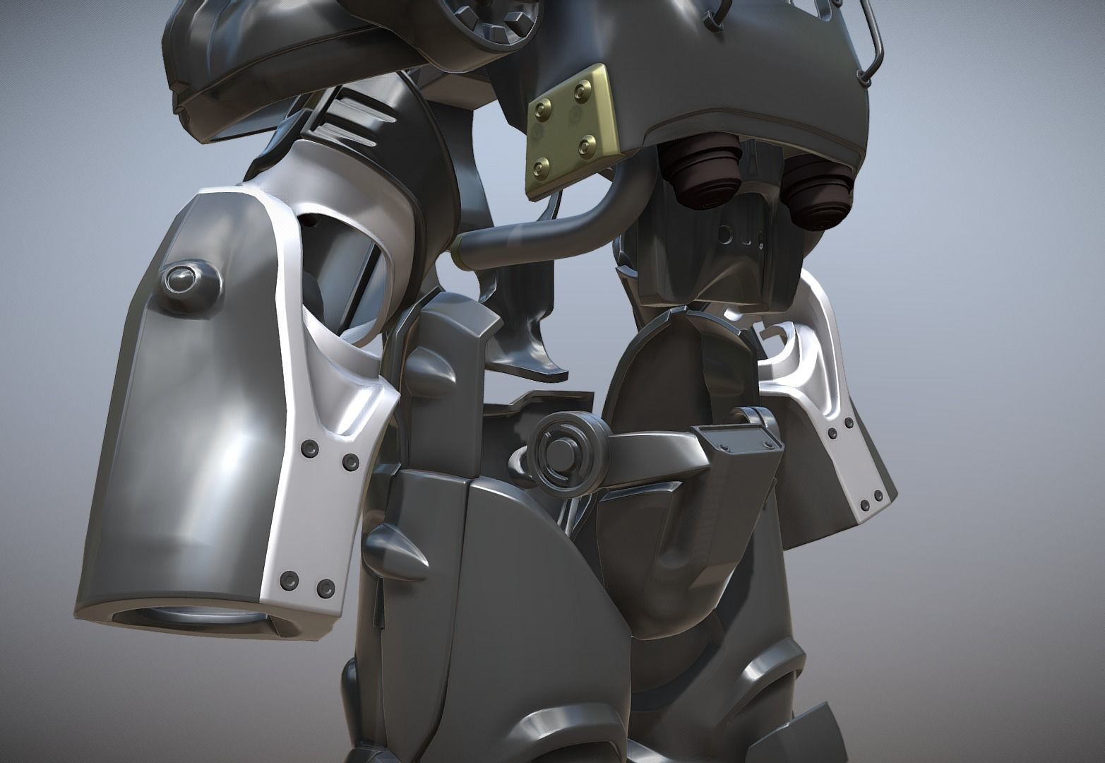 Fallout Power Armor T60 3D model 3D printable | CGTrader