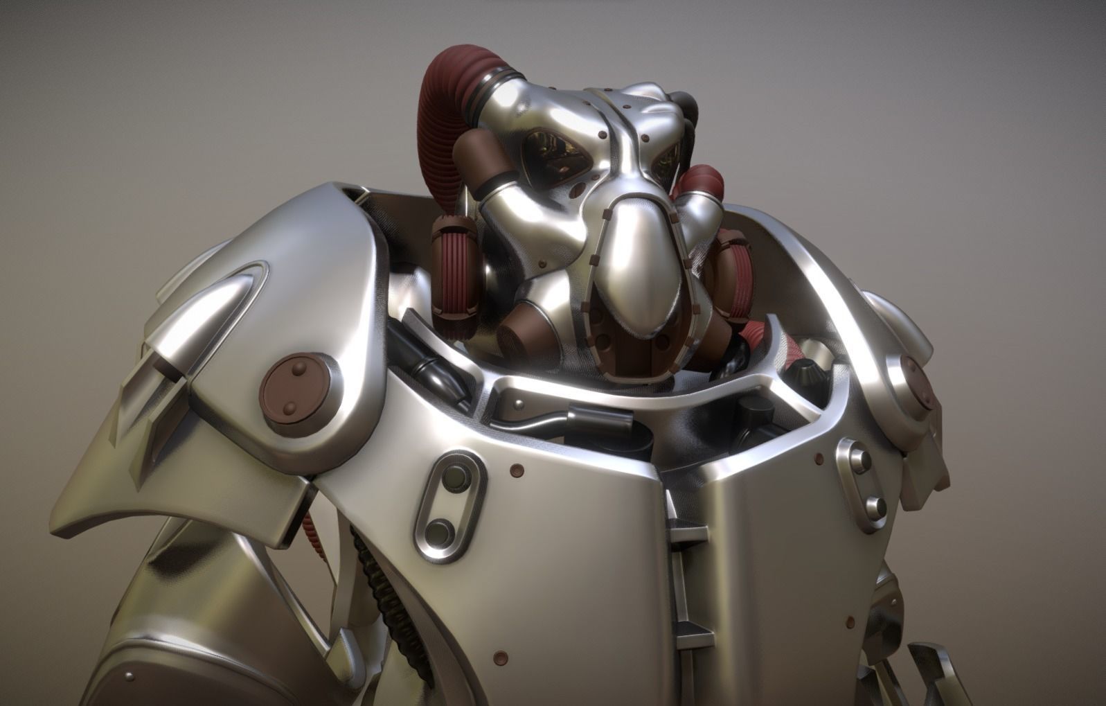 Fallout Power Armor x01 3D model 3D printable | CGTrader