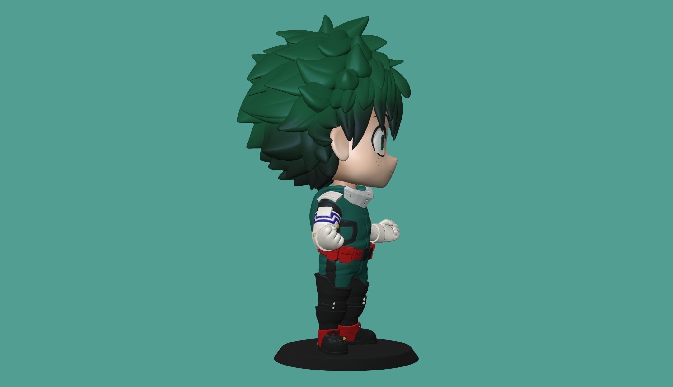 Deku Midoriya Boku no Hero 3D model 3D printable | CGTrader