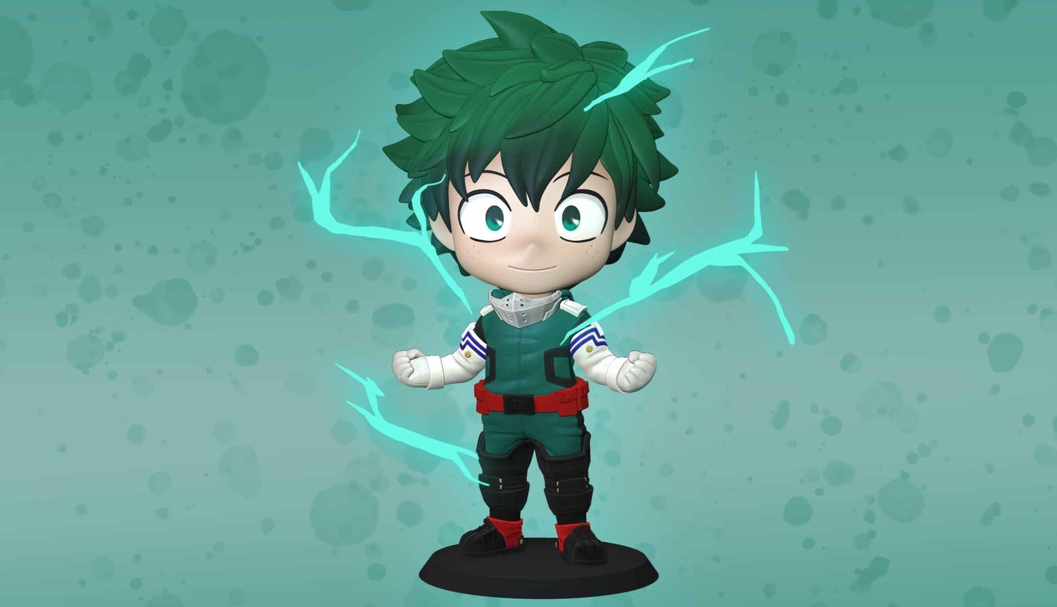 Deku Midoriya Boku no Hero 3D model 3D printable | CGTrader