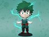 Deku Midoriya Boku no Hero 3D model 3D printable | CGTrader