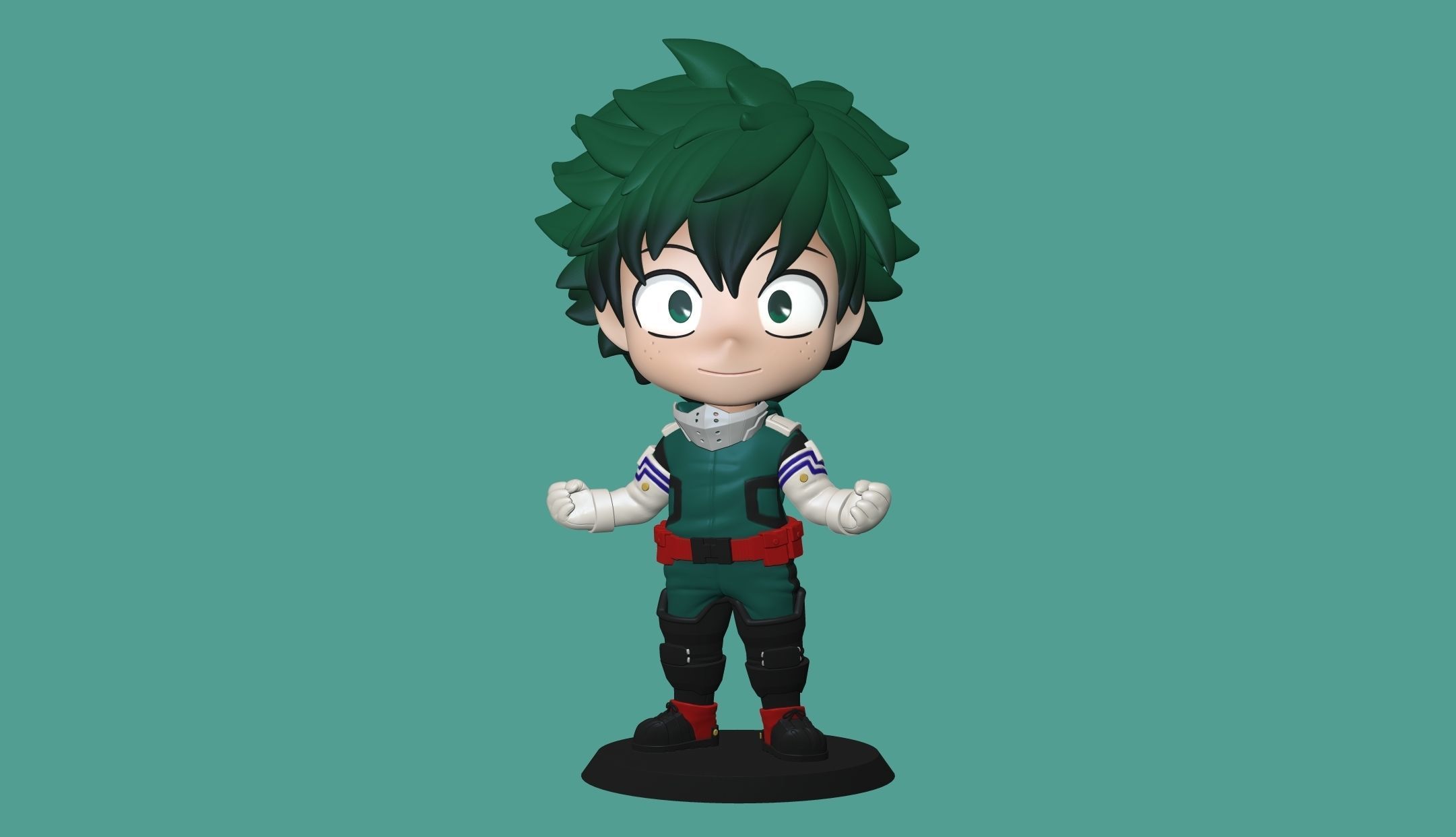 Deku Midoriya Boku no Hero 3D model 3D printable | CGTrader