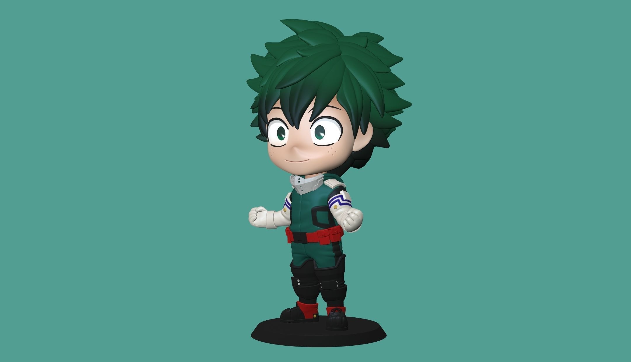 Deku Midoriya Boku no Hero 3D model 3D printable | CGTrader